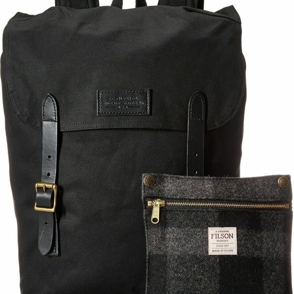 Filson | Bags | Filson Ranger Backpack In Black New | Poshmark
